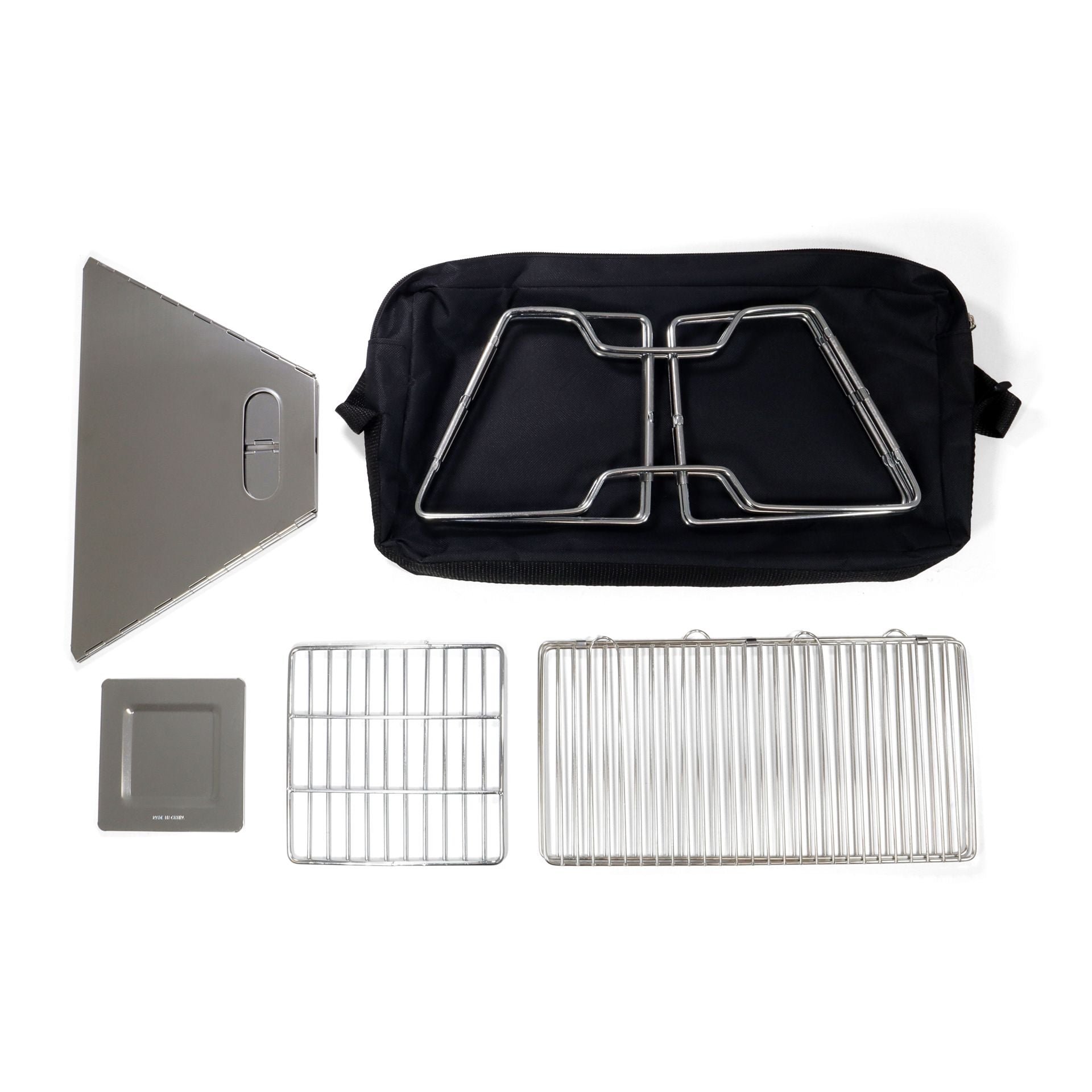 Origin Outdoors faltbare Grill- und Feuerschale 'Tetragon'