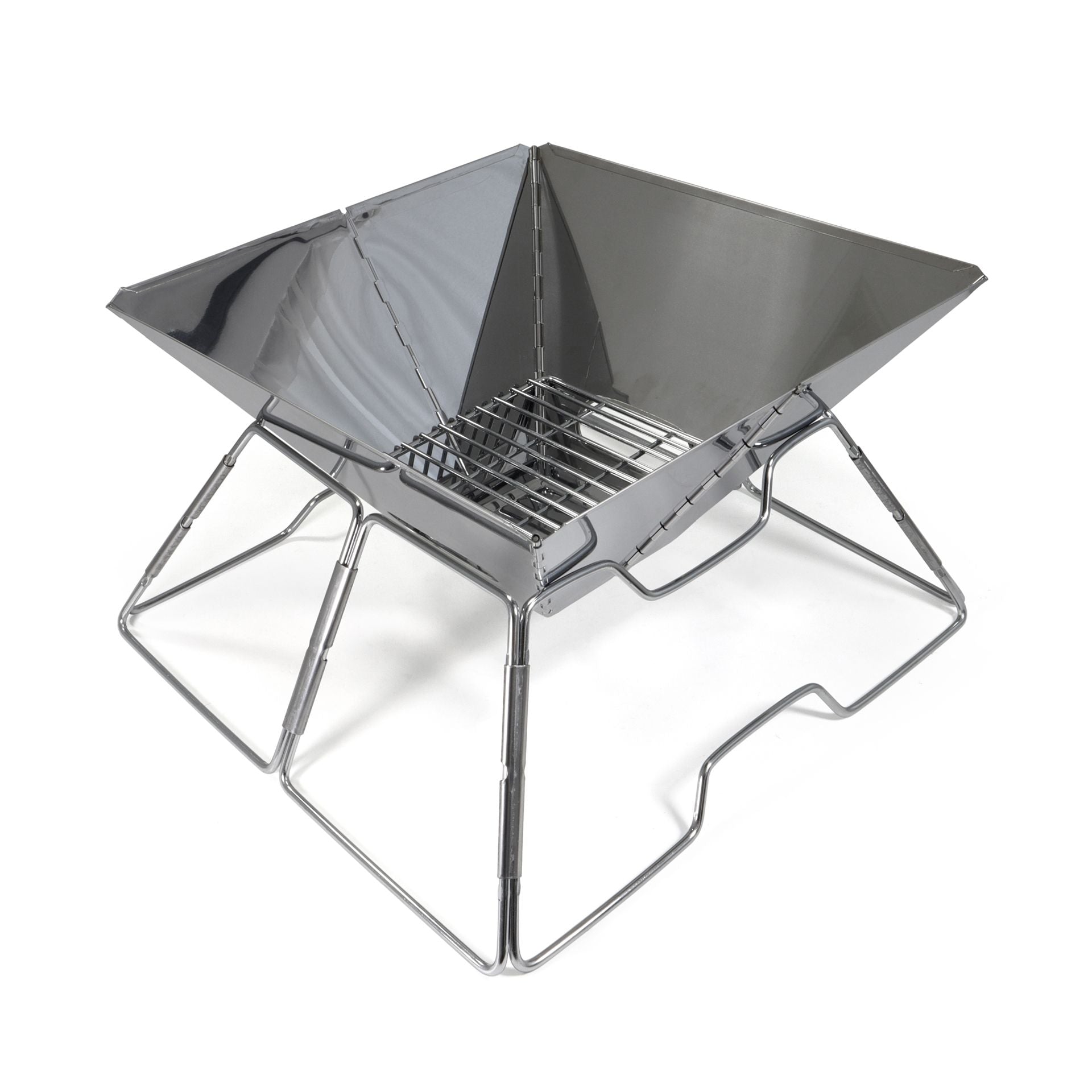 Origin Outdoors faltbare Grill- und Feuerschale 'Tetragon'